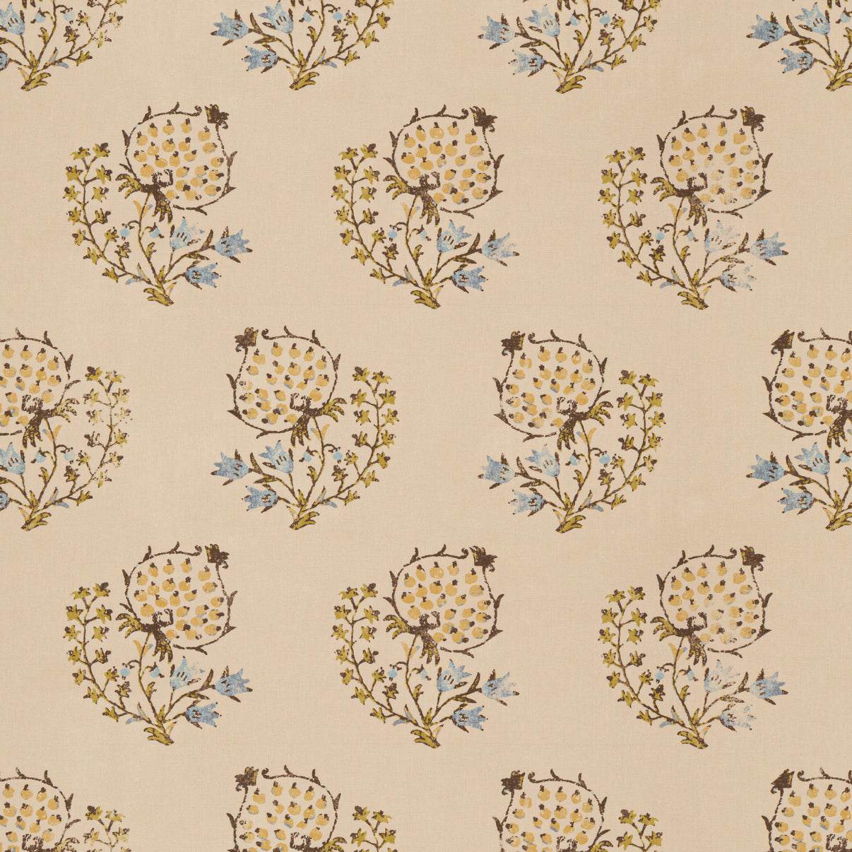 Calista Blue/Yellow Fabric – Penny Morrison