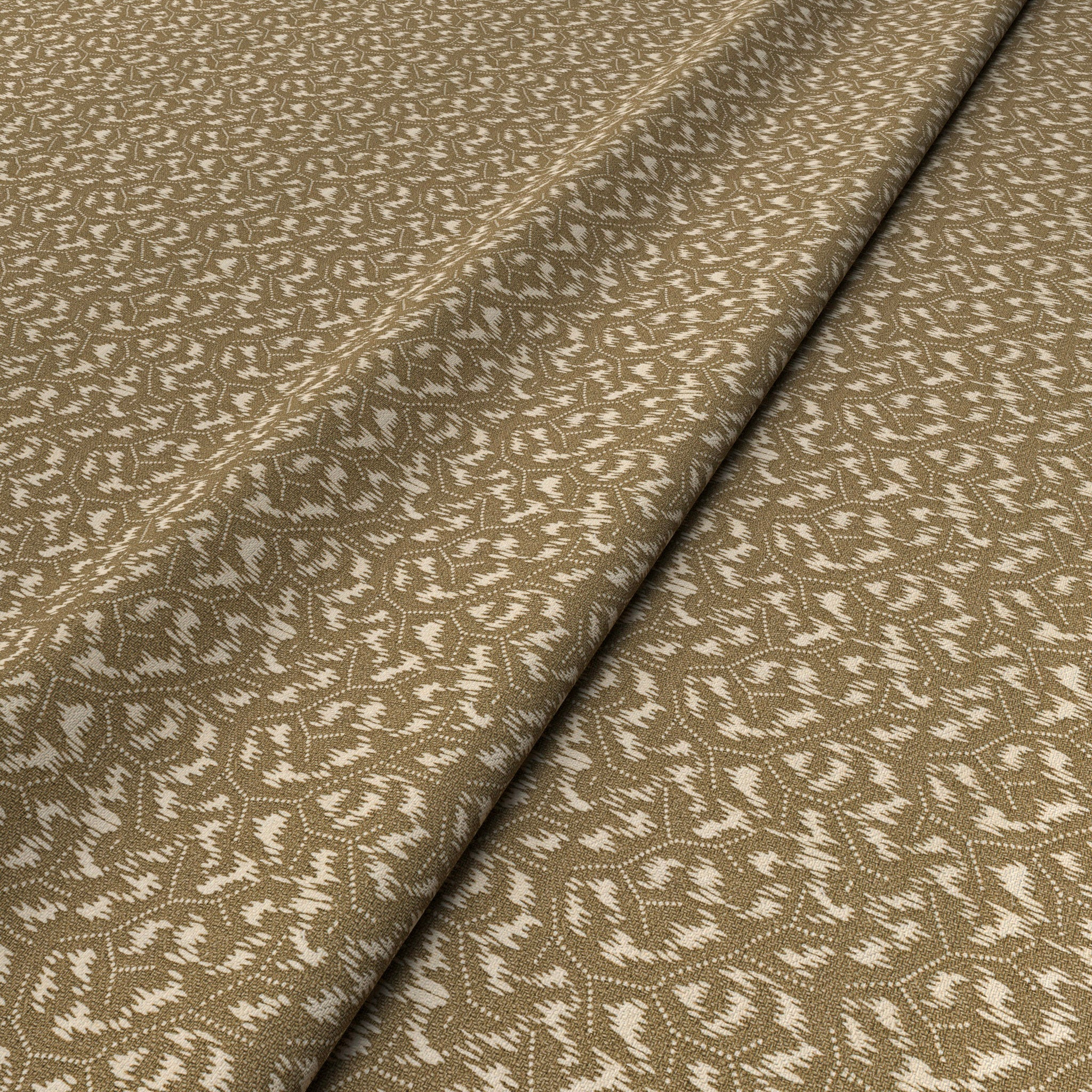 Tulkan Mustard Fabric – Penny Morrison