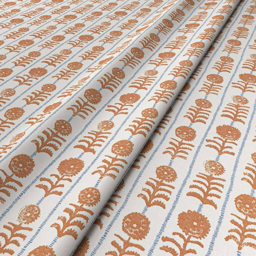 Killi Stripe Orange Fabric – Penny Morrison